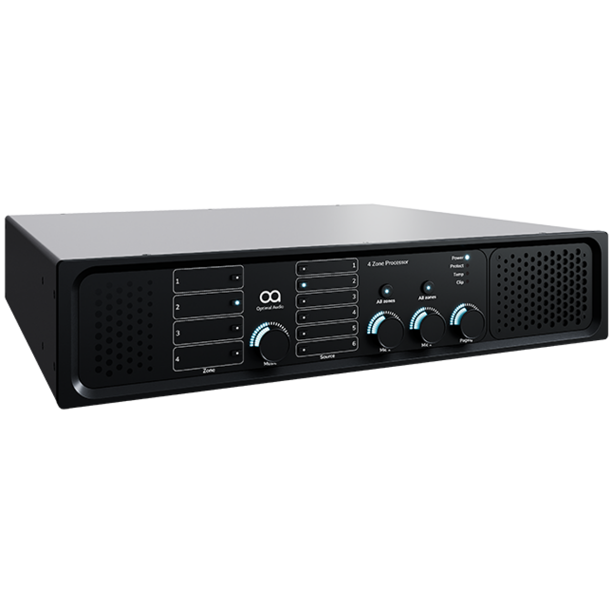 Optimal Audio Zone 4 DSP Audio Controller with Web App Control - A1 Sound