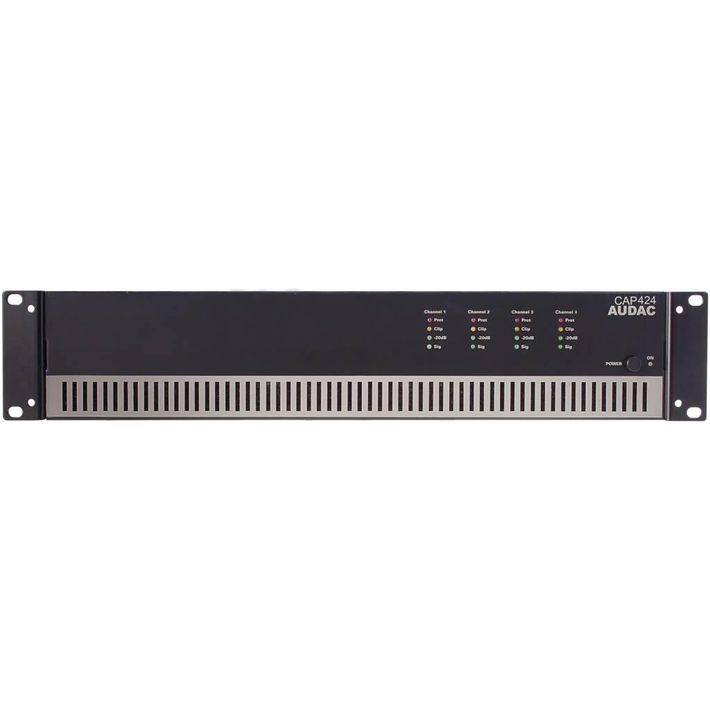 Audac AUA-CAP424 Quad-Channel Power Amplifier 4 x 240W 100V - A1 Sound