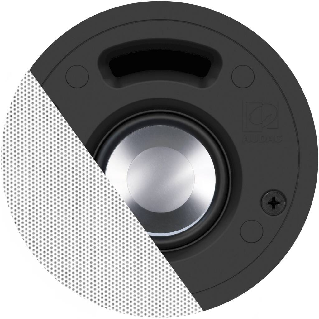 Audac High-End Ceiling Speaker 2 White Version - 8Ohm (RAL9016 + Logo ...